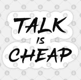 اصطلاح « Talk is cheap» به چه معناست؟ - الفبای زبان | الفبای زبان